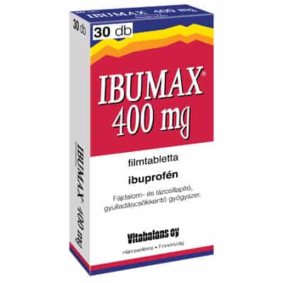 Ibumax 400mg filmtabletta 30 db