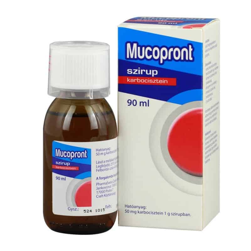 Mucopront 50mg/g szirup 90 ml
