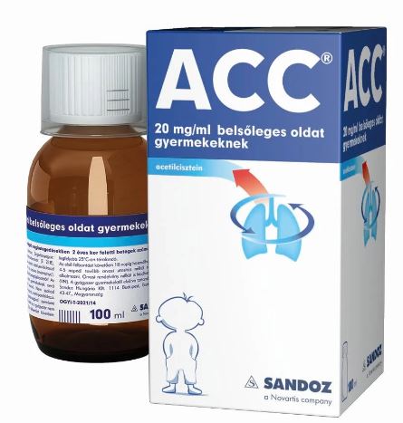ACC 20 mg/ml belsőleges oldat gyermekeknek 100 ml