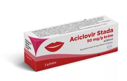 Aciclovir Stada 50 mg/g herpesz krém 2g
