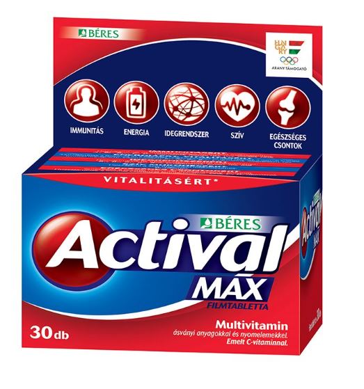 Béres Actival Max filmtabletta, 30 db