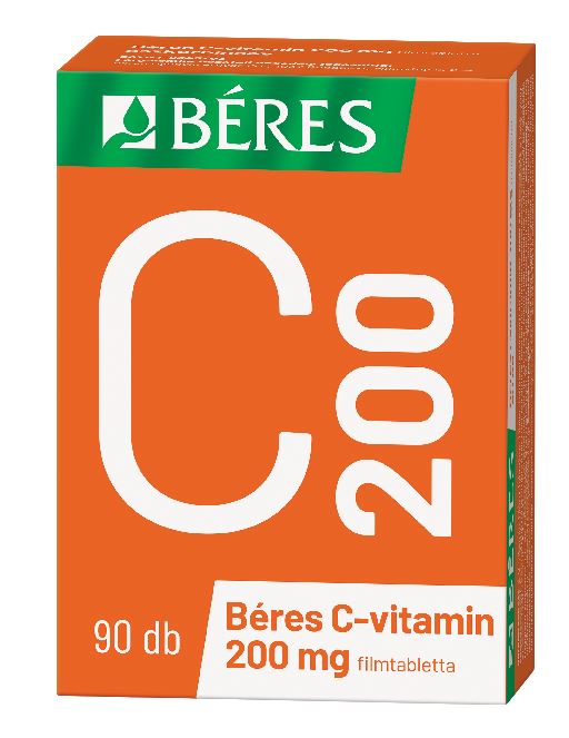 Béres C-vitamin 200 mg filmtabletta, 90 db