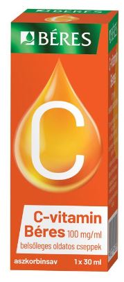 Béres 100mg/ml C-vitamin belsőeges oldatos csepp, 30 ml