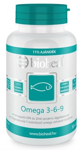 Bioheal omega 3-6-9 lágykapszula 100 db