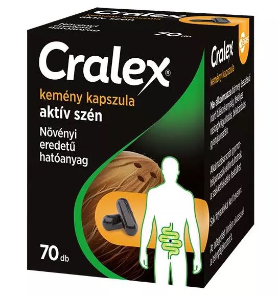 Cralex kemény kapszula hasmenésre 70 db