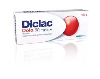 Diclac Dolo 50mg/g gél, 150 g