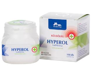 Hyperol fertőtlenítő tabletta - 100 db