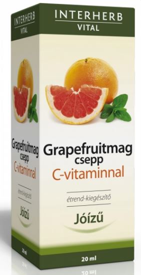Interherb vital grapefruitmag csepp C-vitaminnal 20 ml