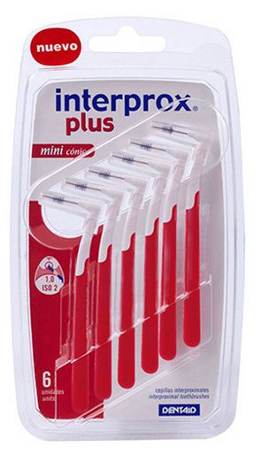 Interprox plus mini conical piros 1 mm 6 db