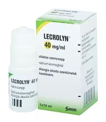 Lecrolyn 40 mg/ml oldatos szemcsepp, 10 ml