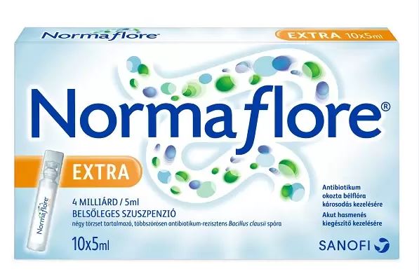 Normaflore extra 4 milliárd/5ml belsőleges szuszpenzió 10 db