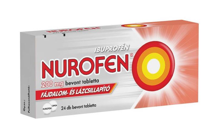 Nurofen 200 mg bevont tabletta, 24 db