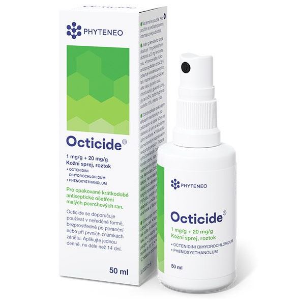 Octicide 1 mg/g + 20 mg/g külsőleges oldatos spray 50 ml