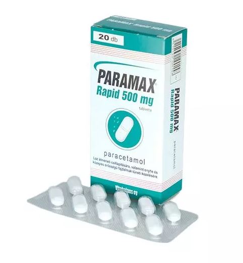 Paramax rapid 500 mg tabletta 20 db