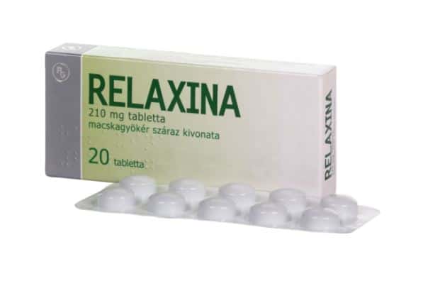 Relaxina 210 mg tabletta 20 db