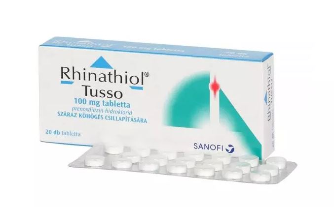 Rhinathiol tusso 100 mg tabletta 20 db