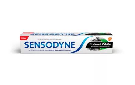 Sensodyne natural white charcoal fogkrém 75 ml