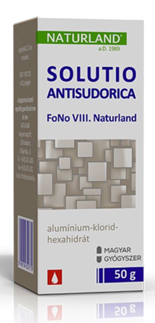 Solutio antisudorica FoNo VIII. NATURLAND 50 g