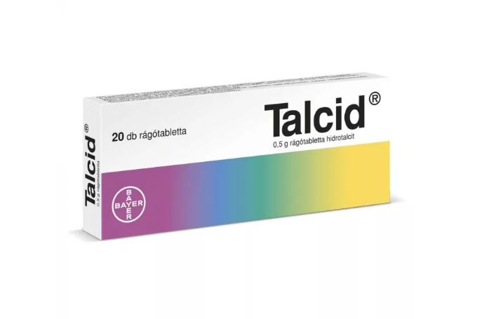 Talcid 0,5 g rágótabletta 20 db