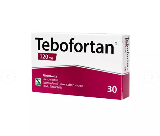 Tebofortan 120 mg filmtabletta, 30 db